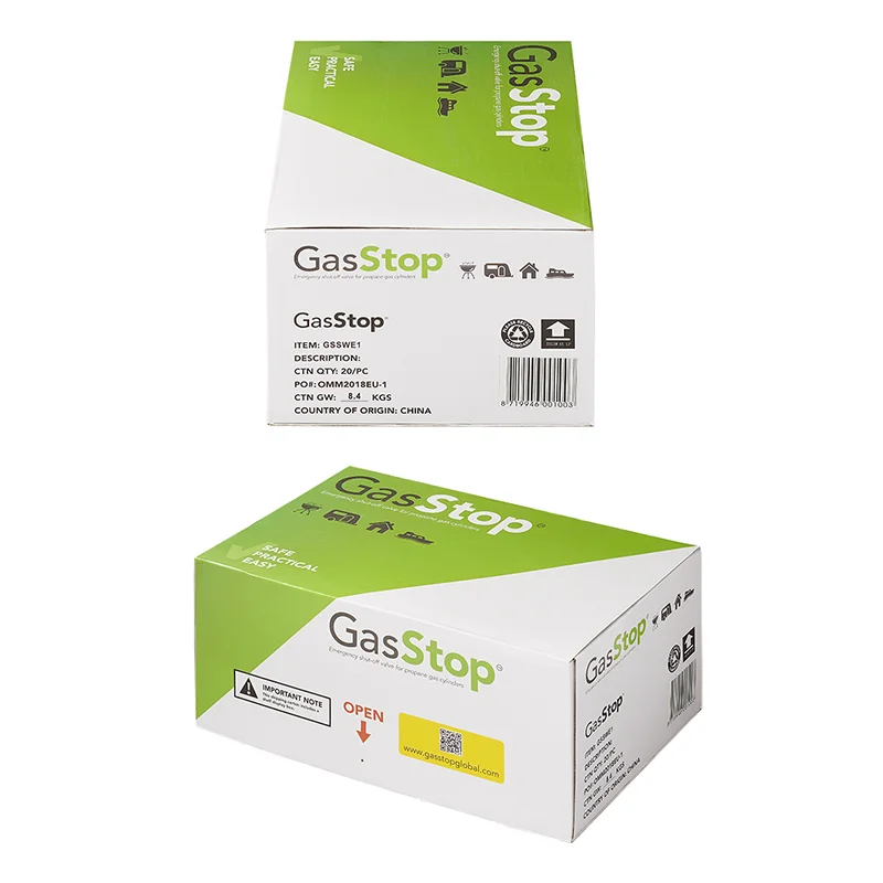 GasStop emergency shut-off valve for propane gas bottles SE 0.885 NGO ...